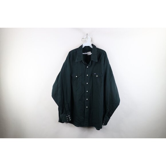 Wrangler | Shirts | Vintage 9s Wrangler Mens 4xb Faded Heavyweight ...